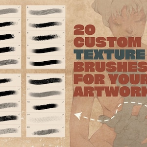 Texture Brushes | What I Use for My Artworks | Digital Download ...