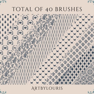 40 Victorian Baroque Brushes for Procreate | Digital & Instant Download ...