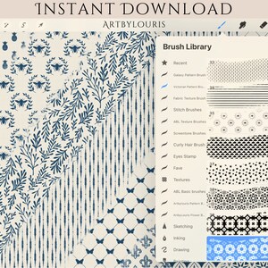 40 Victorian Baroque Brushes for Procreate | Digital & Instant Download ...