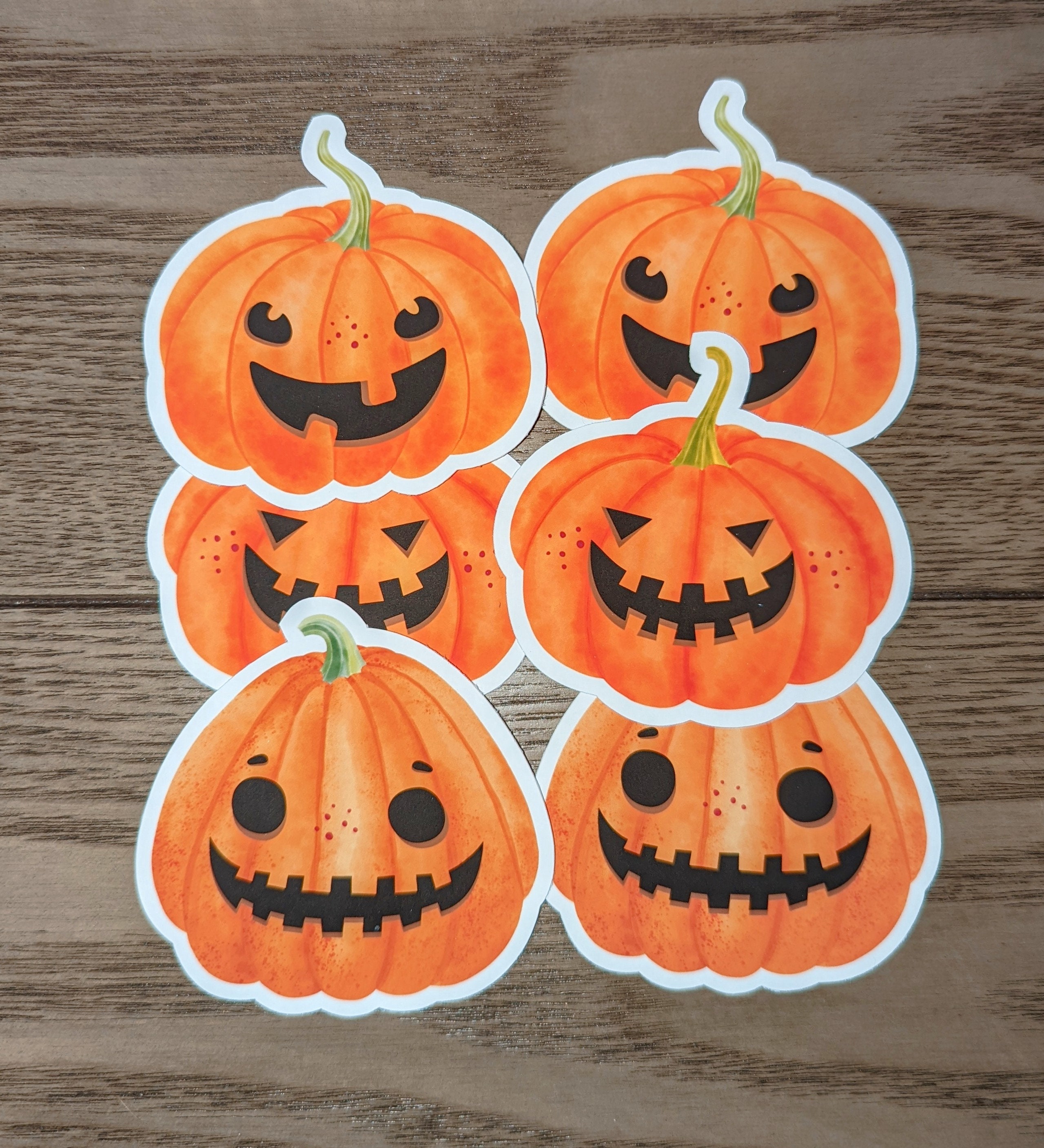Jack-o-lantern - Vinyl Sticker - Etsy