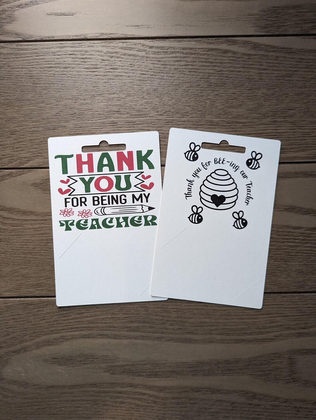Thank You Teacher - Gift Card Holder - Etsy