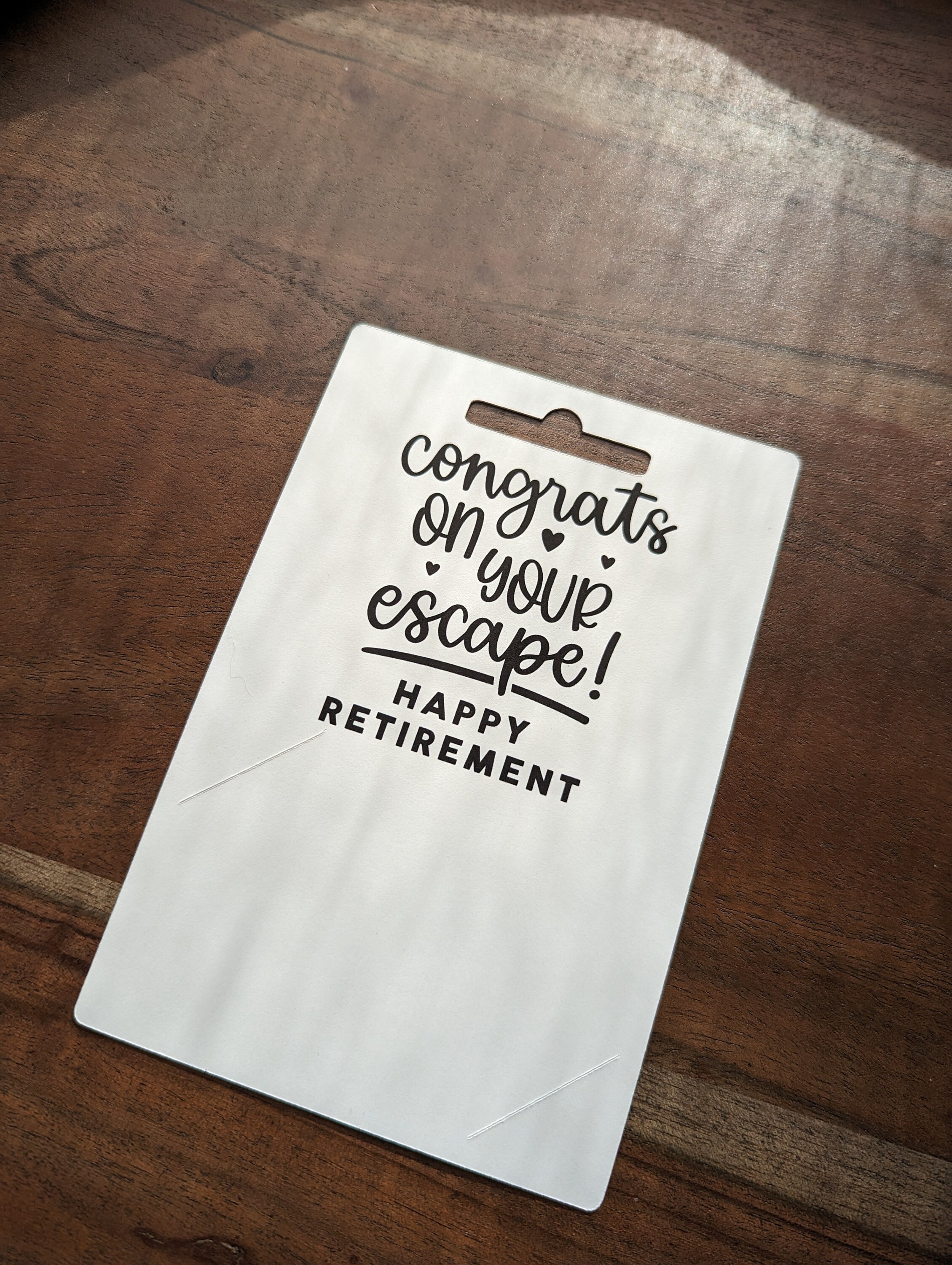 Retirement Gift Card Holders - Etsy