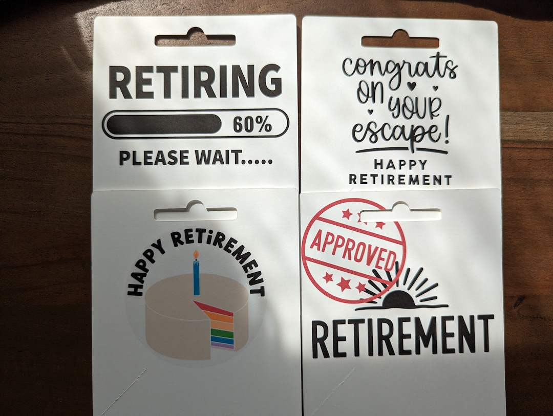 Retirement Gift Card Holders - Etsy
