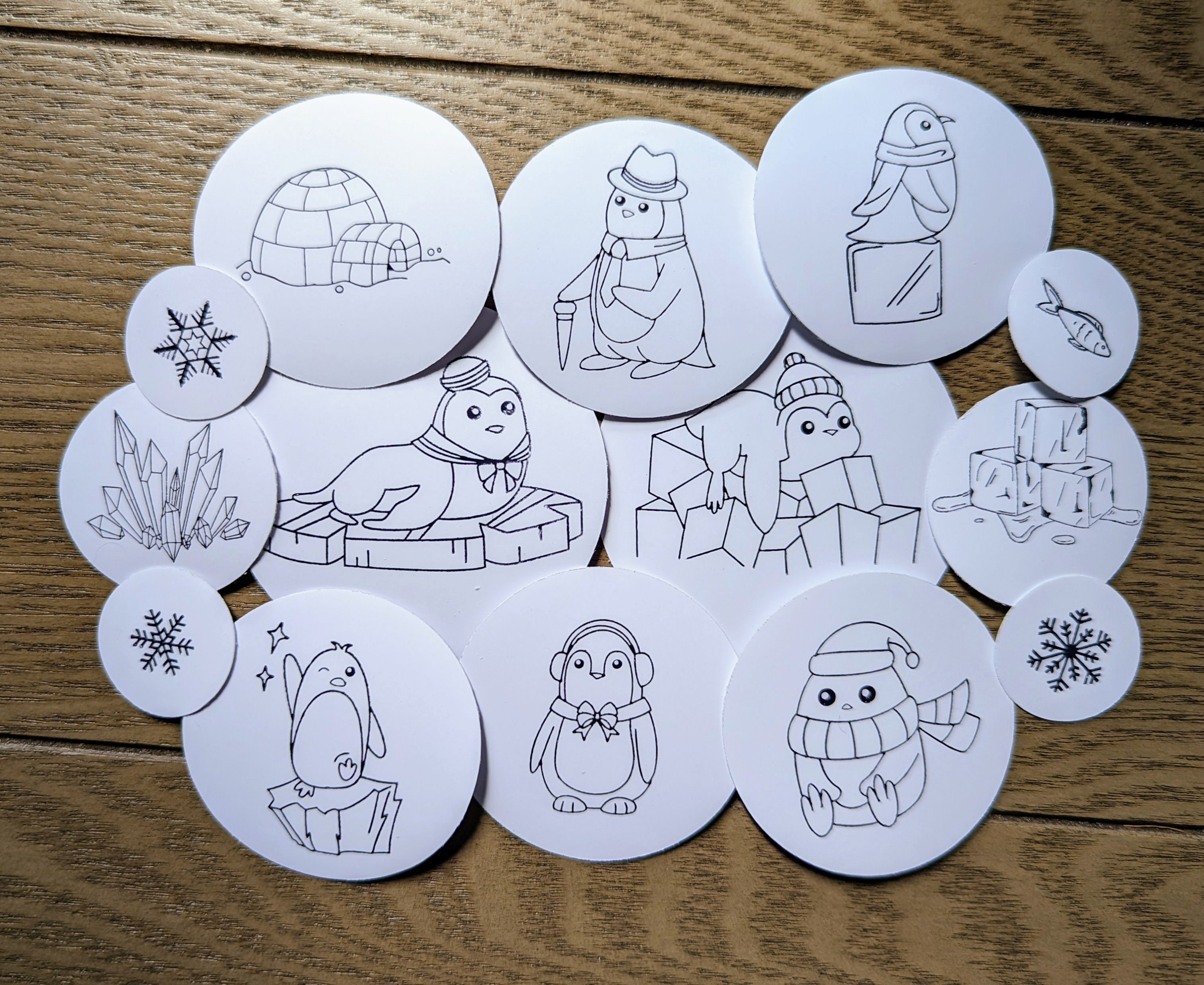 Color Your Own Sticker Sets - Etsy