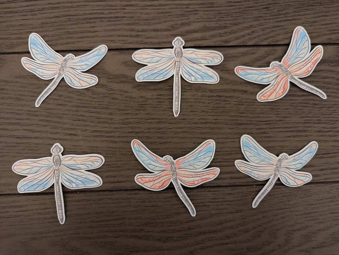 Dragonfly - Vinyl Stickers - Etsy