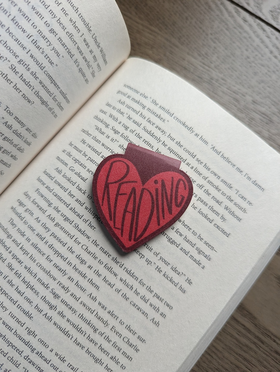 Love Reading - Magnetic Bookmark - Etsy UK