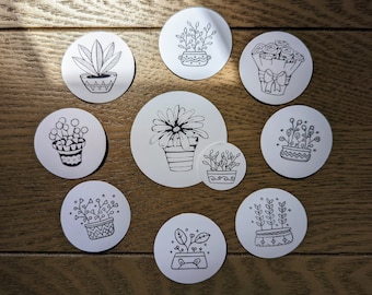 Color Your Own Stickers (500 Stickers to Design) - Etsy