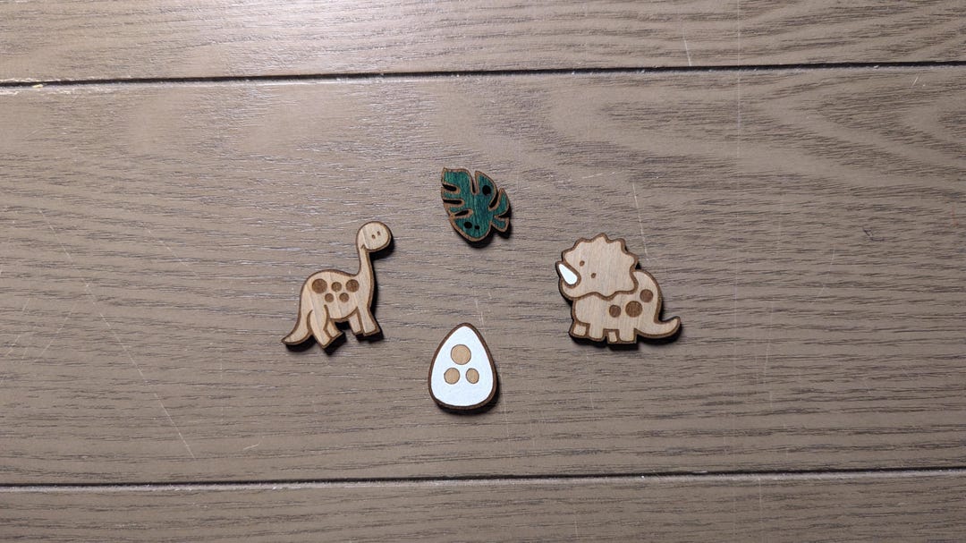 Dinosaurs - Mini Fridge Magnet Set - Etsy