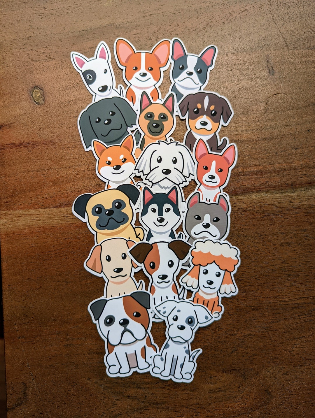 Dog Vinyl Sticker Sets - Etsy