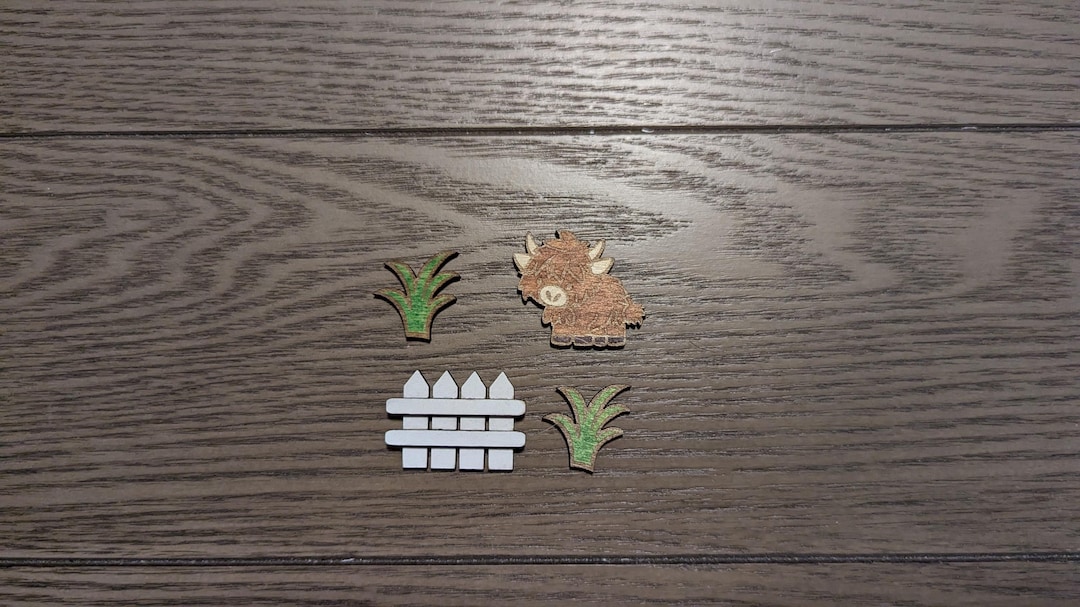 Highland Cow - Mini Fridge Magnet Set - Etsy