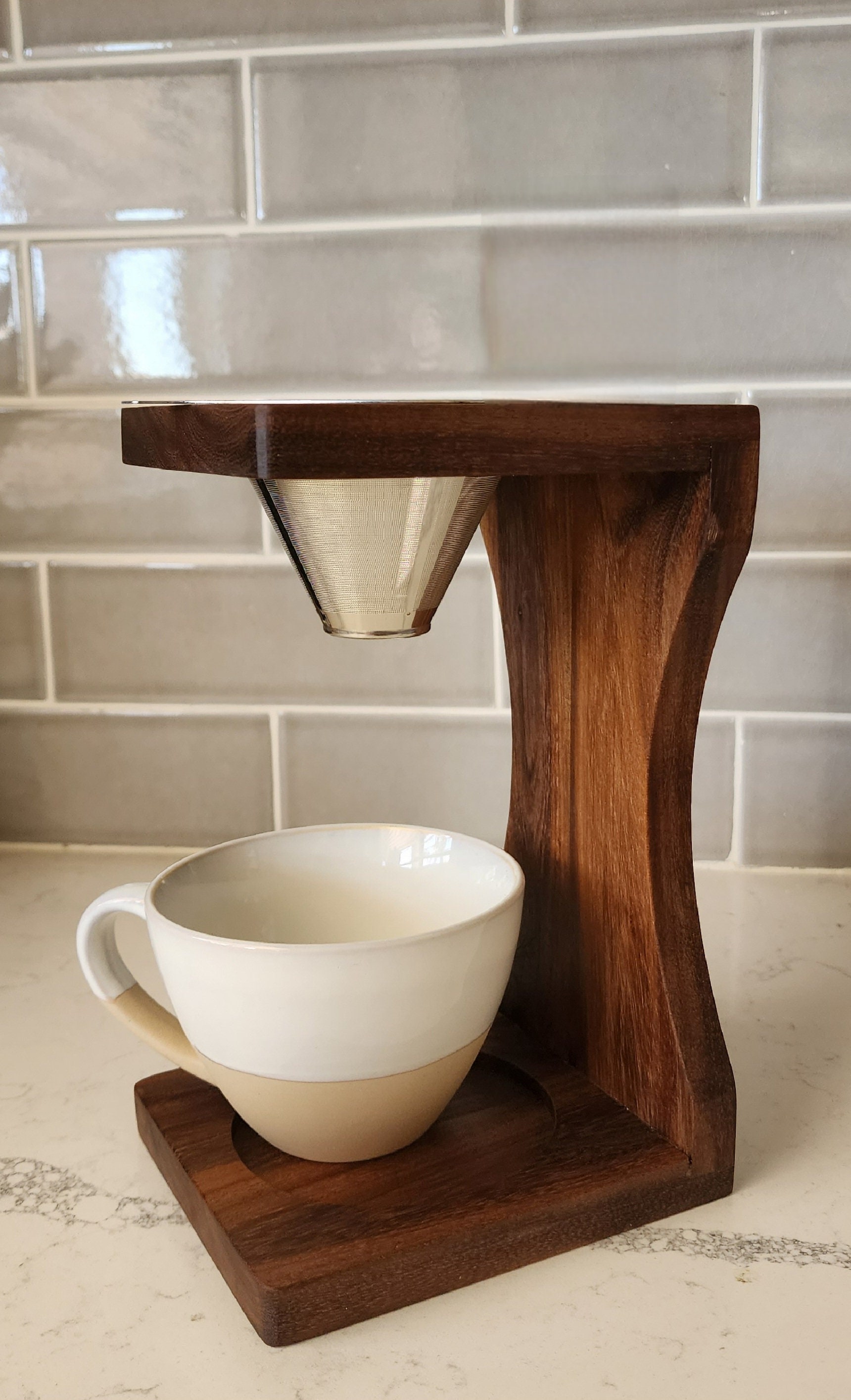 Pour Over Coffee Stand With Filter Custom Coffee Maker - Etsy