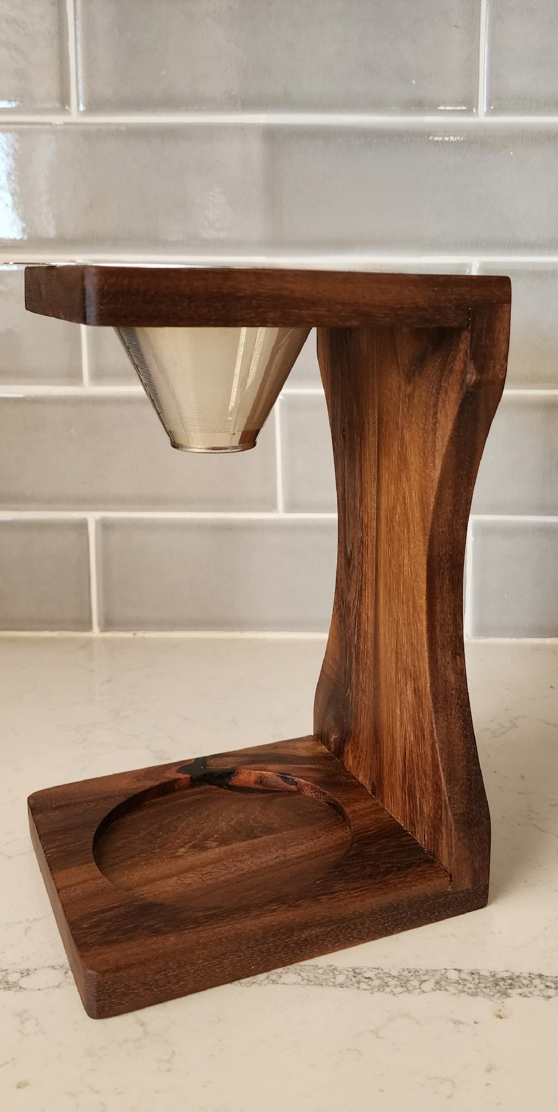Pour Over Coffee Stand With Filter Custom Coffee Maker - Etsy