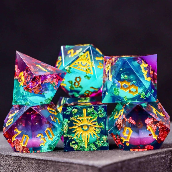 Metal Moon Dice - Etsy