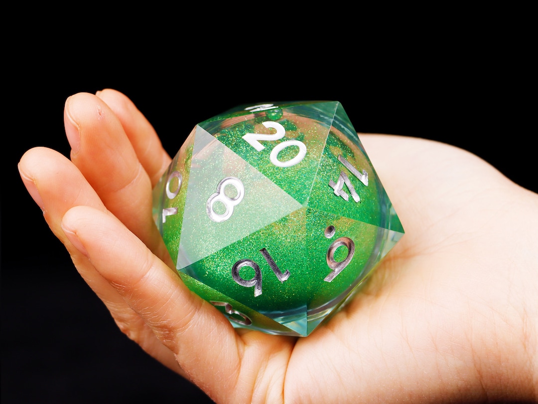 Giant D20 Liquid Core Dnd Dice for Magic the Gathering , Dungeons and ...