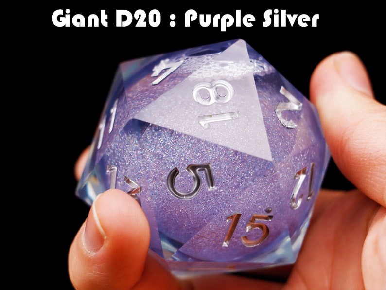 Giant D20 Liquid Core Dnd Dice for Magic the Gathering - Etsy