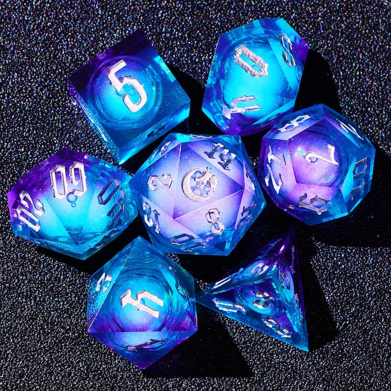 Neon Dice - Etsy