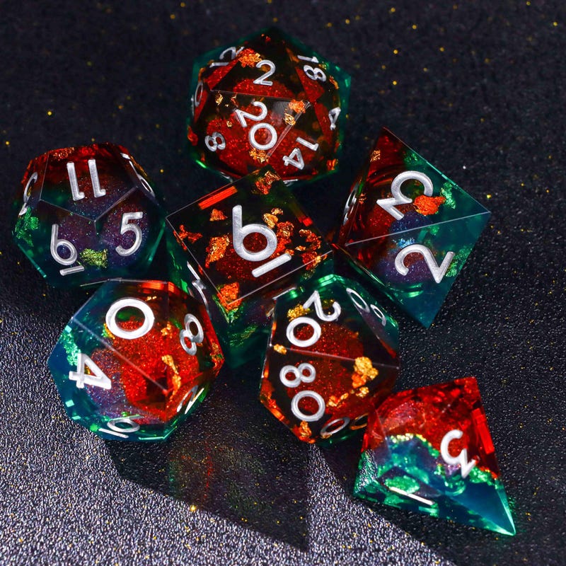 Liquid Sand Dnd Dice Set - Etsy