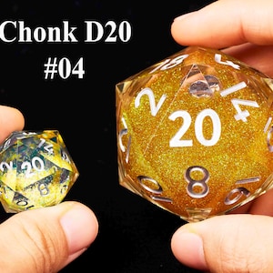 Liquid Core Chonk D20 for Magic the Gathering, Oversized D20 Dice ...