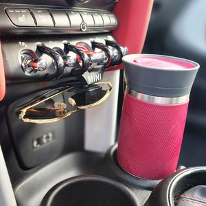 MINI Cooper Sunglass Clip Dash Holder Mount -felt Lined -fits Most Size ...