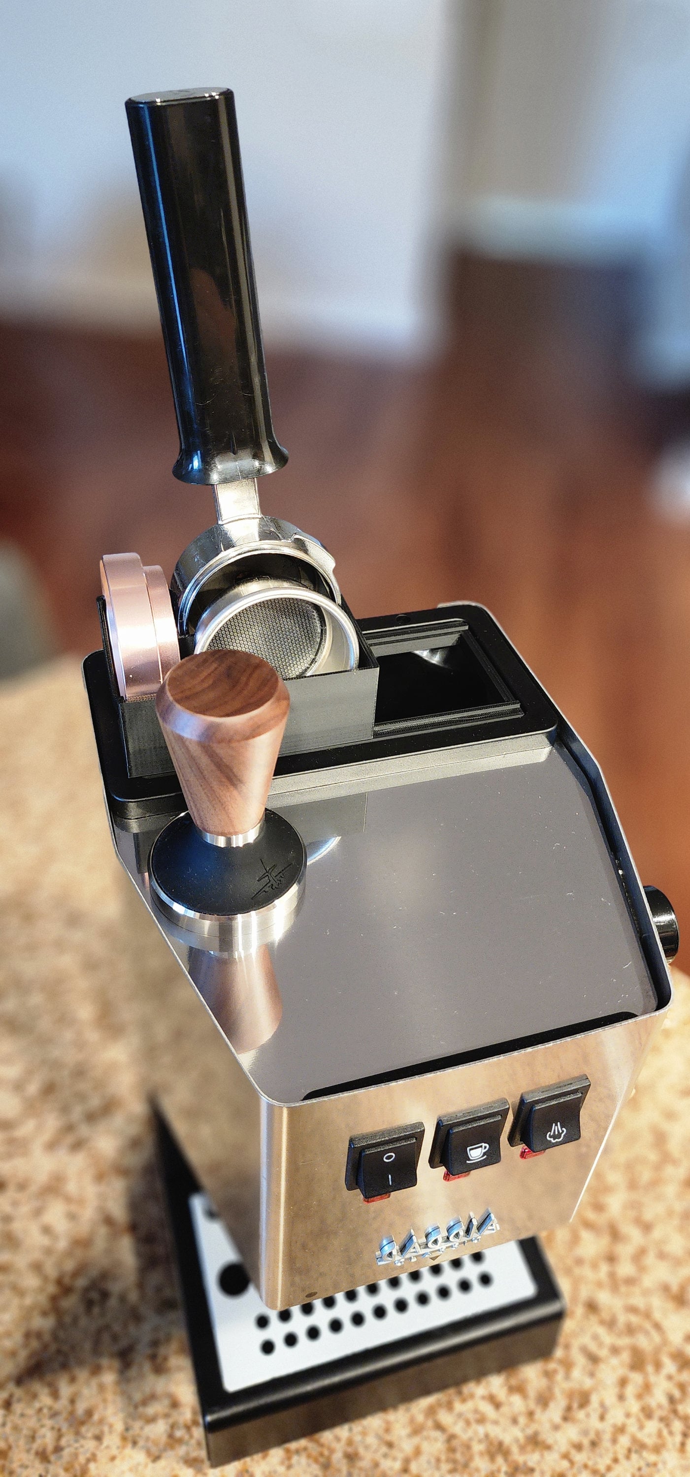 Gaggia Classic Pro and Evo Sliding Portafilter Accessory Holder Easy ...