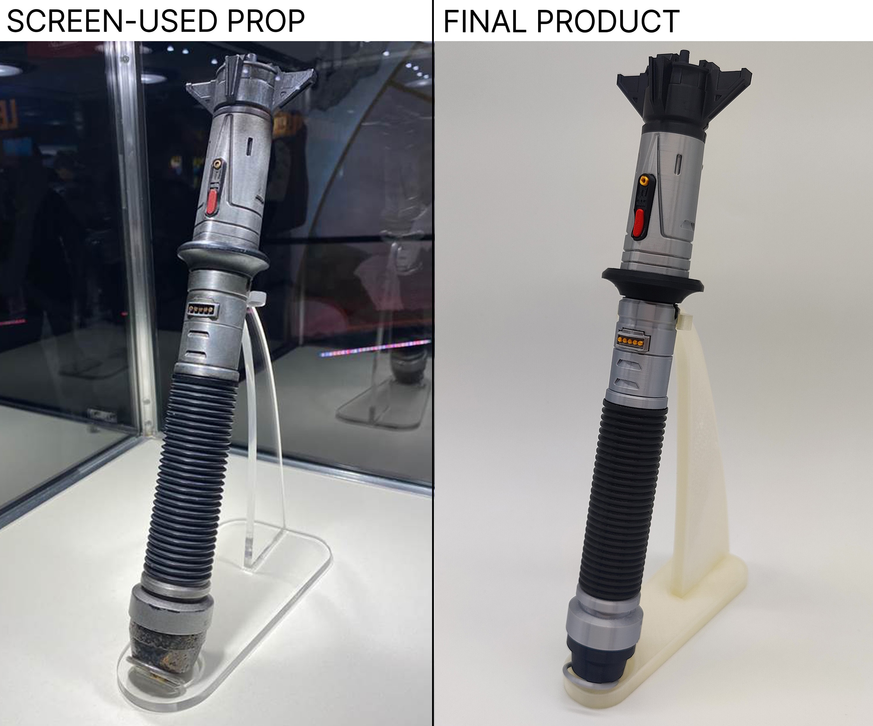 Baylan Skoll Lightsaber 1:1 Replica, Ahsoka Accurate Light Saber ...