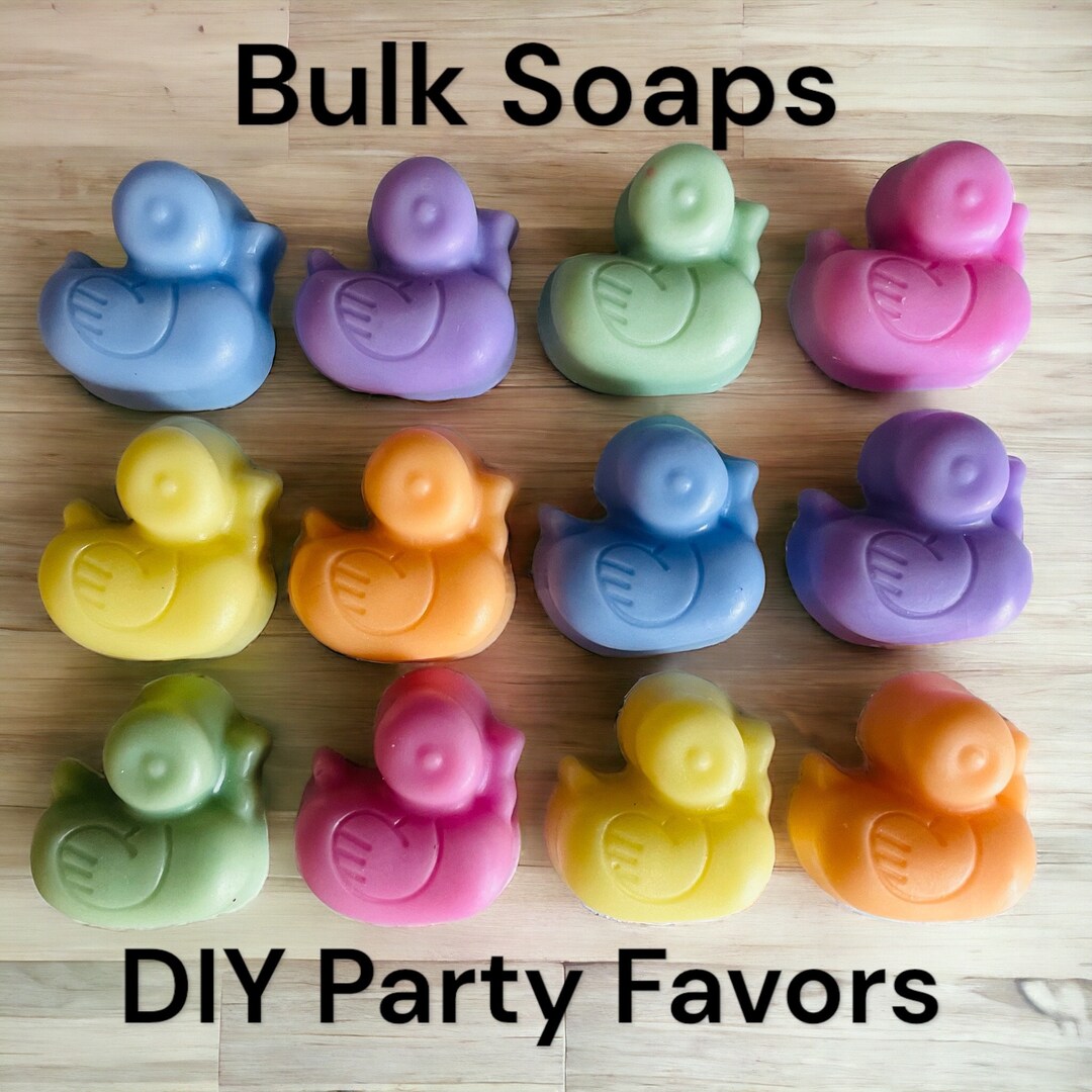 20 Mini Duck Soaps | Party Favors | Triple Butter Soap - Etsy
