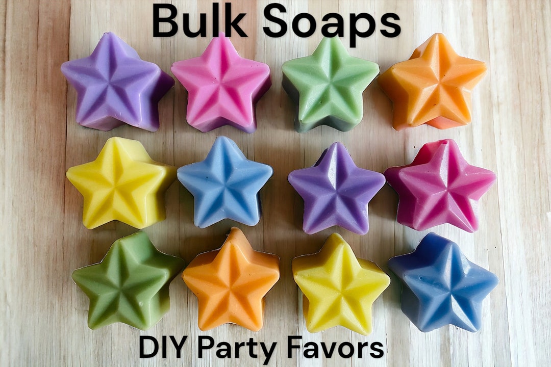 50 Mini Star Soaps | Party Favors | Triple Butter Soap | - Etsy