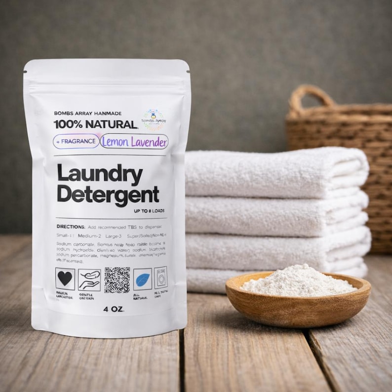 Sample Laundry Detergent 8 Loads All Natural Powder – Handmade & Gentle ...