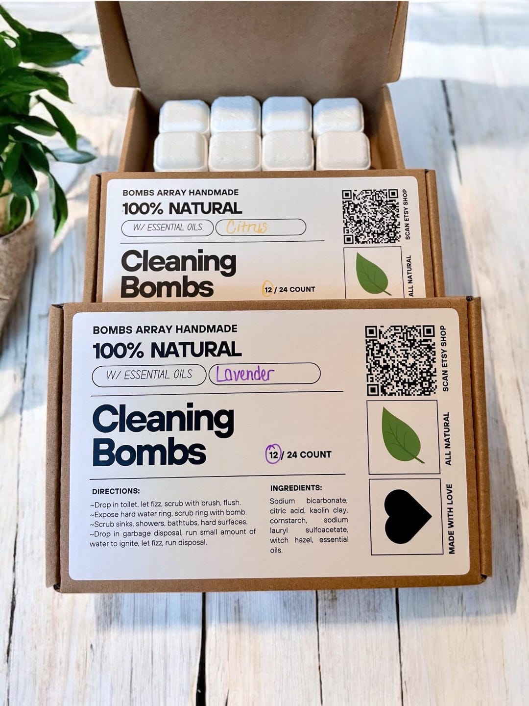 Toilet Bombs All-natural Fizzy Cleaner Tabs Eco-friendly Zero Waste ...