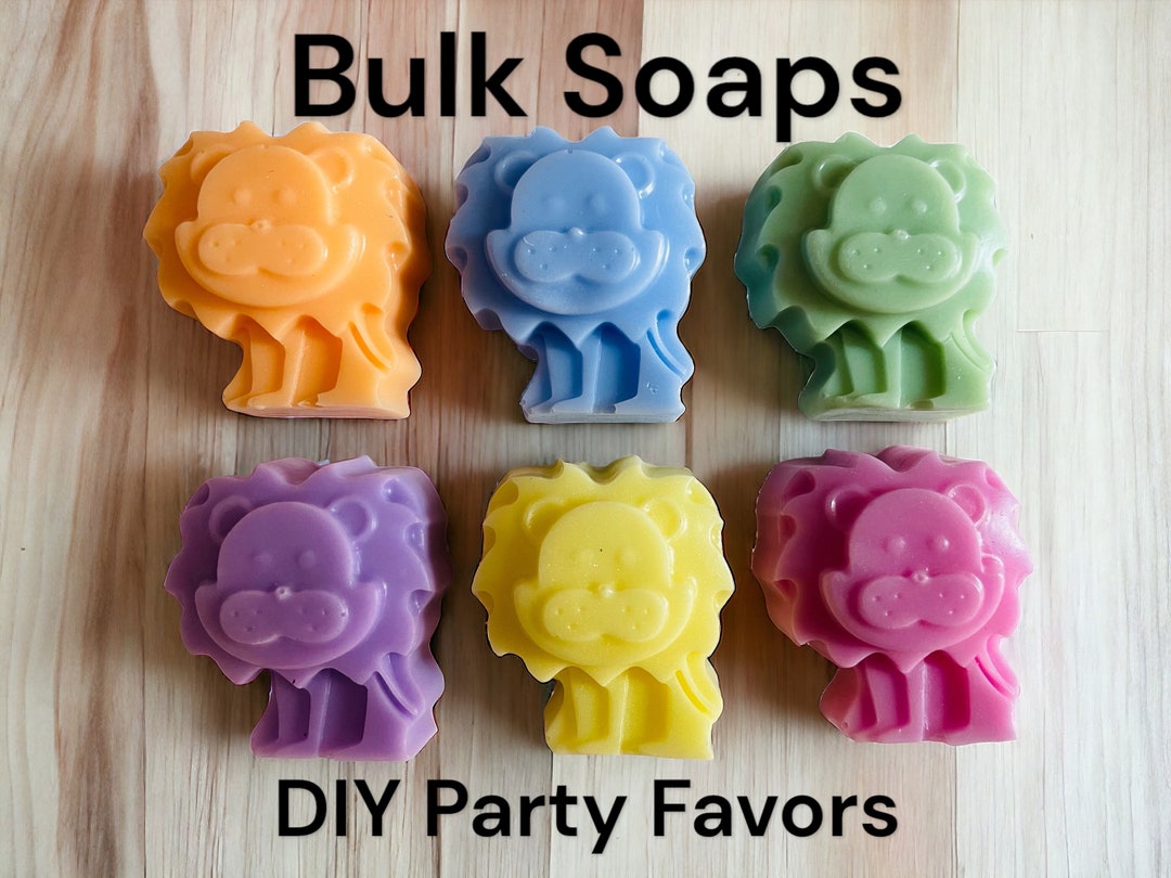 50 Mini Lion Soaps | Party Favors | Triple Butter Soap | Jungle Theme ...