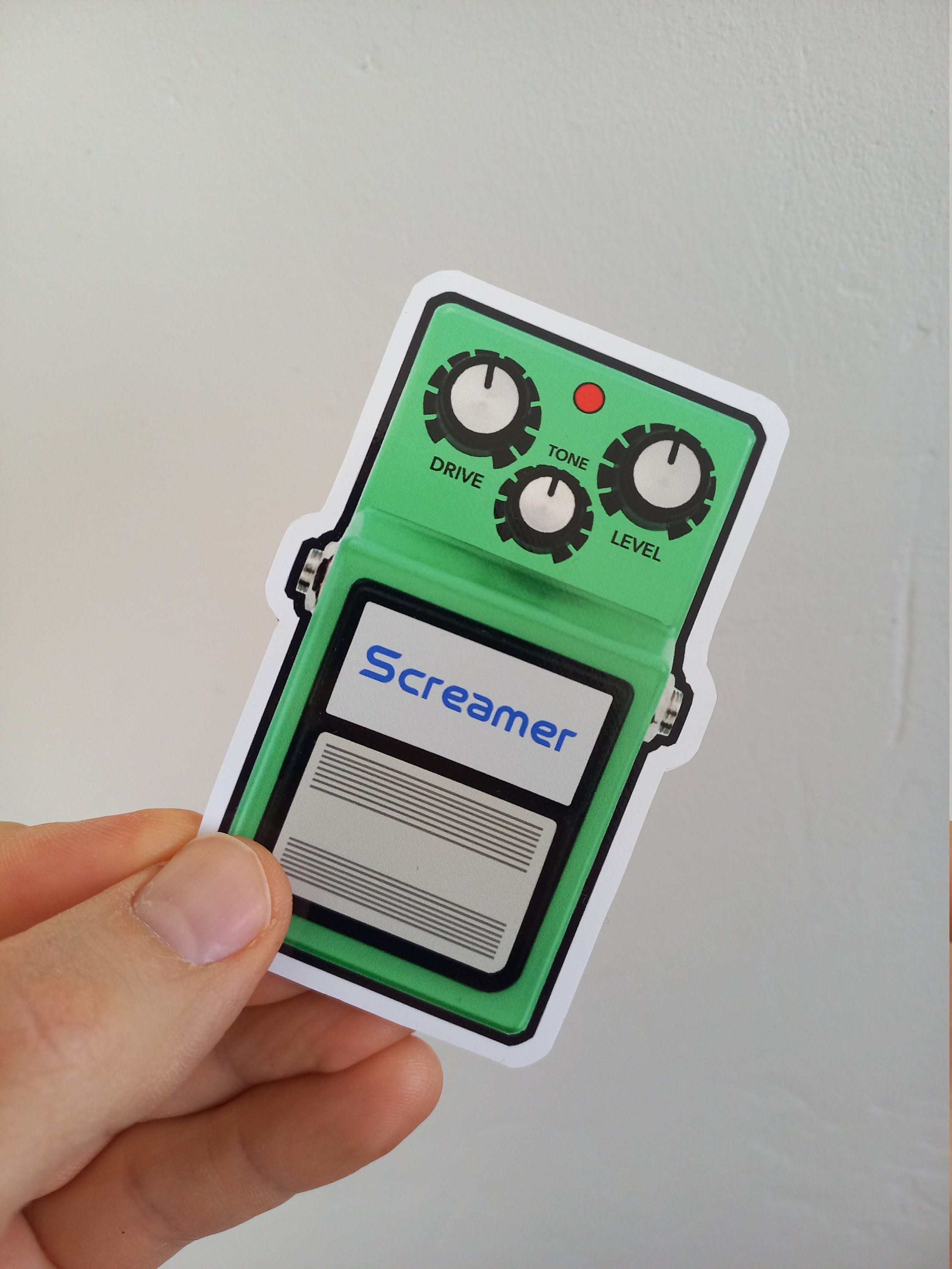 Screamer Pedal Sticker - Etsy