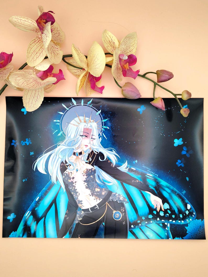 Amalee/ Monarch Vtuber Fanart- Print A4 & A5 - Etsy