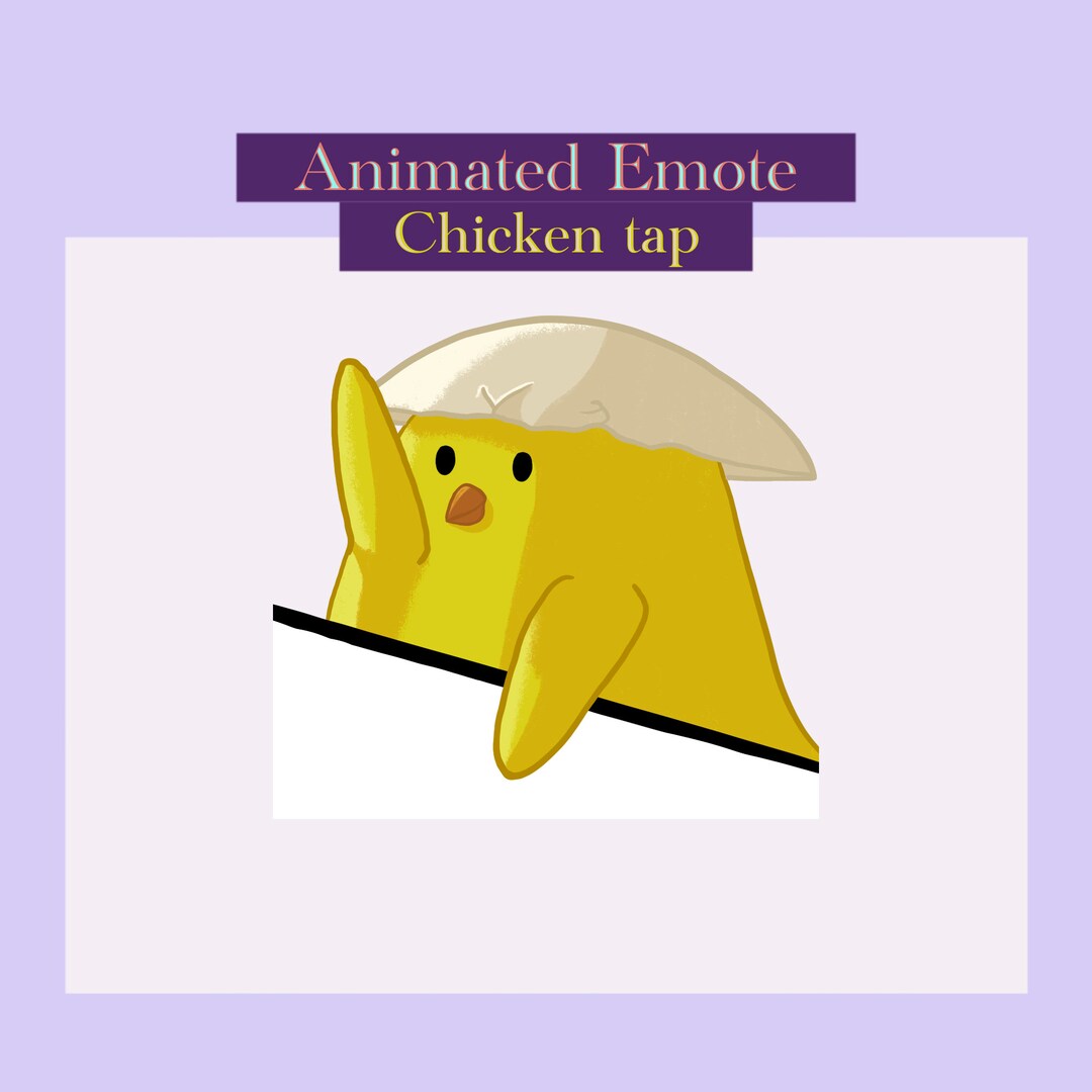 Animated Twitch Emote "chicken Tap" - Etsy