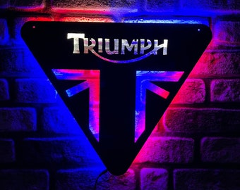 Triumph Wall Sign - Etsy