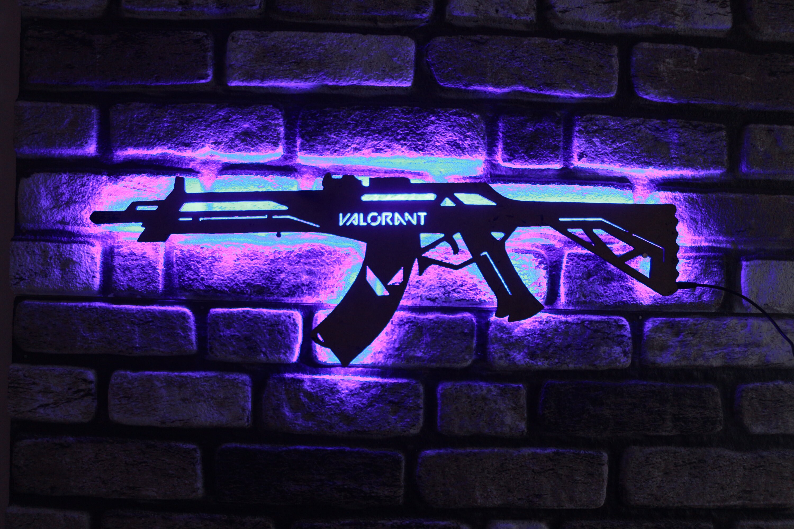 Valorant Led Sign Valorant Valorant Wall Decor Noble | Etsy Australia