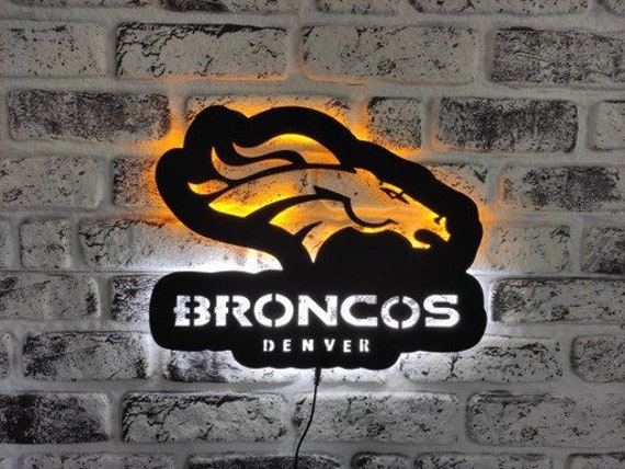 Broncos Led Sign