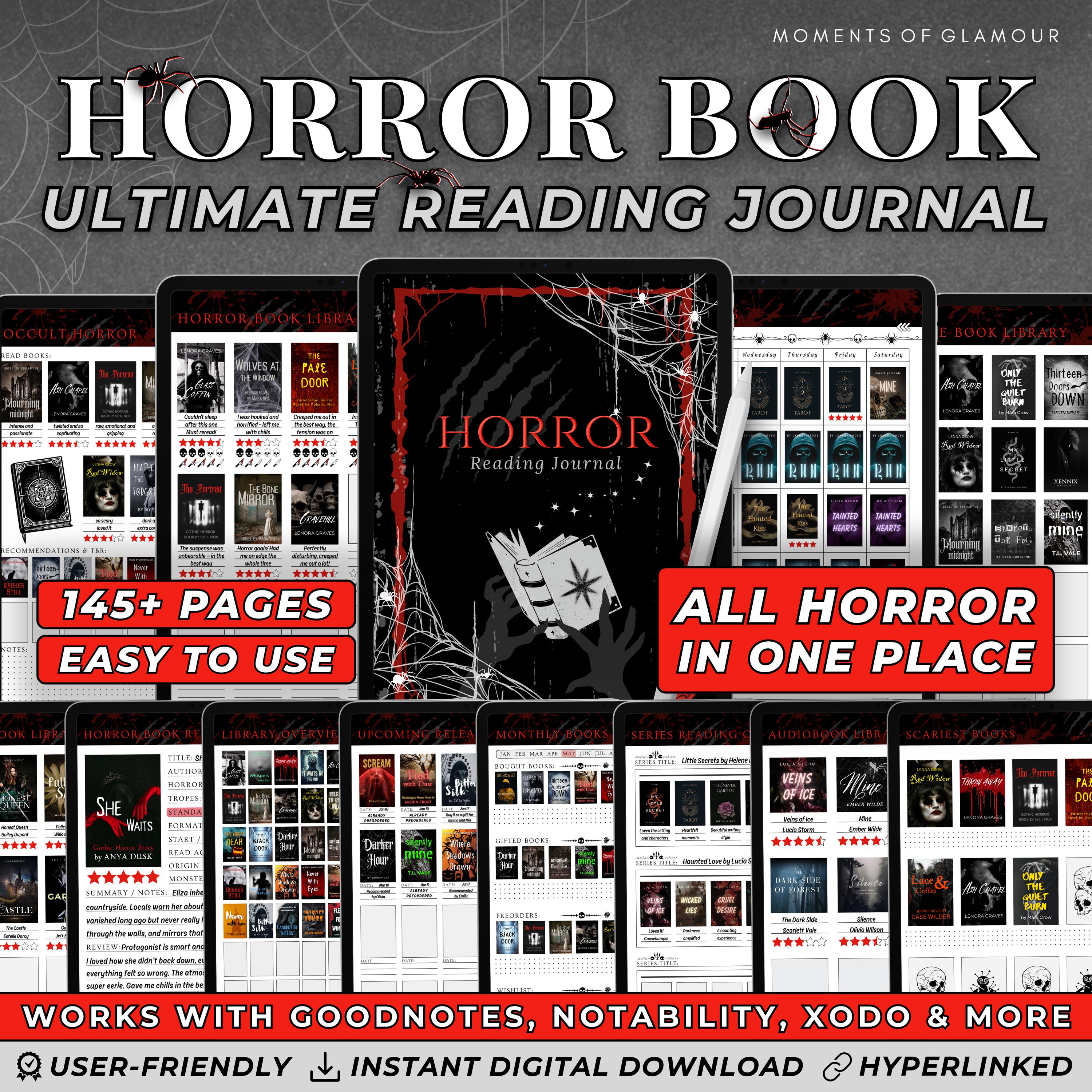 Book Journal Horror Digital Download Reader Book Journal Dark Mystical ...