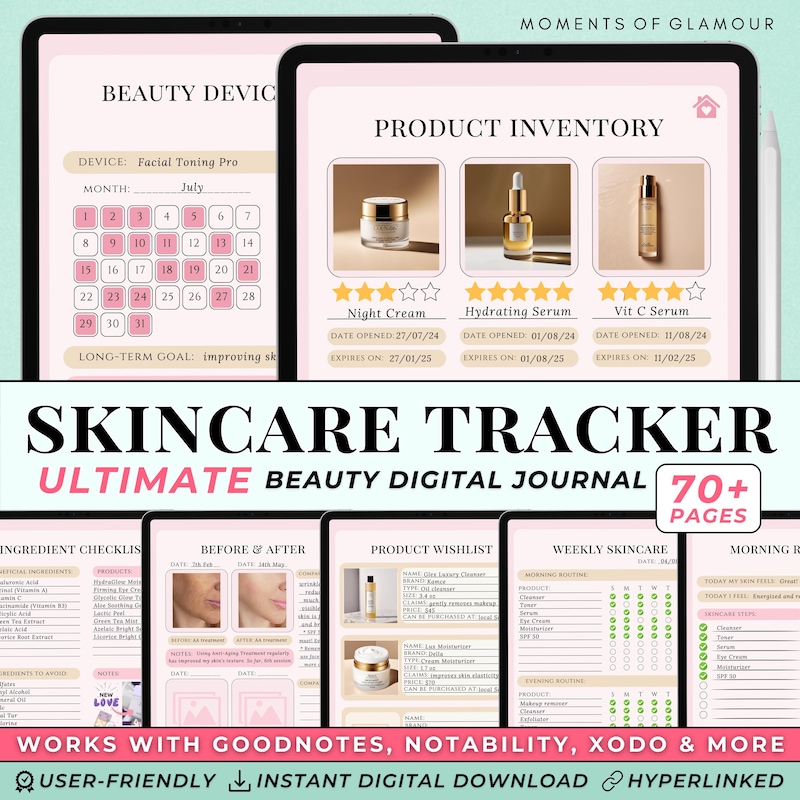 Skincare Journal - Etsy