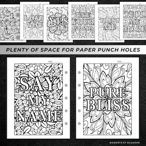 Spicy Coloring Book for Smut Book Lover Coloring File for Romance ...