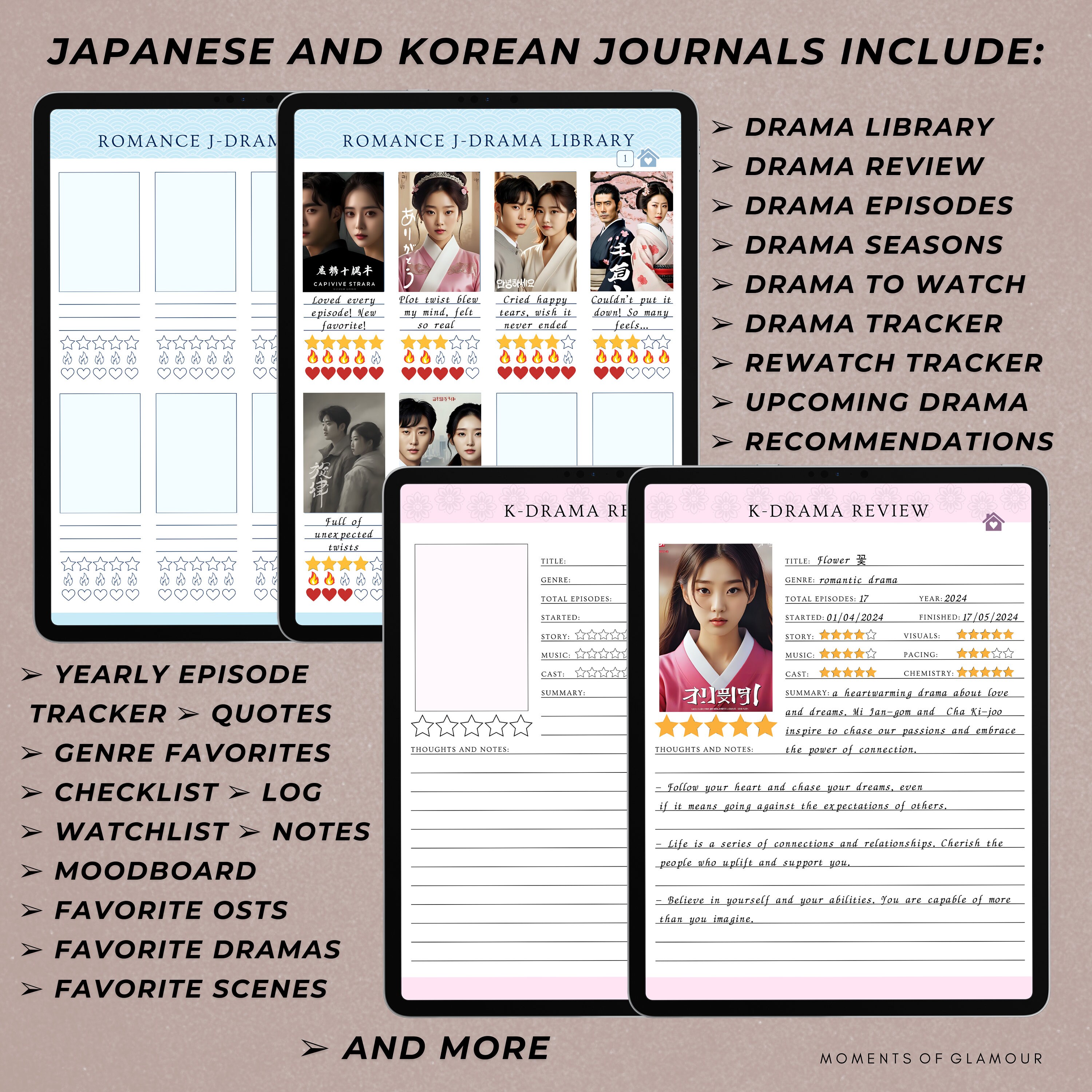Drama Journal for Korean Drama Tracking Agenda for Chinese TV Logging ...