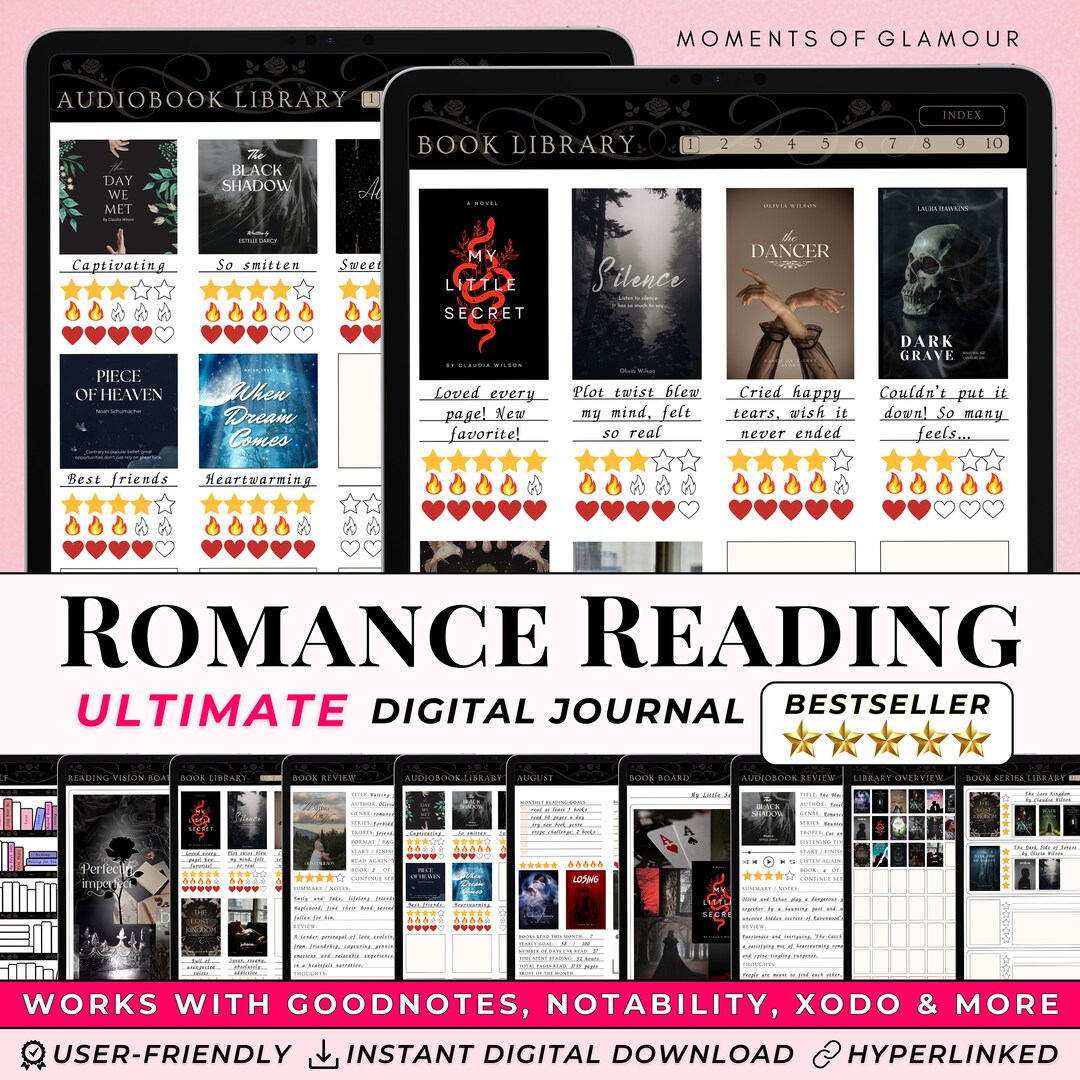 Romance Reading Journal for Smut Book Reading Log for Romance Book ...