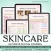Skin Care Routine Journal Digital Self Care Planner for Skincare ...