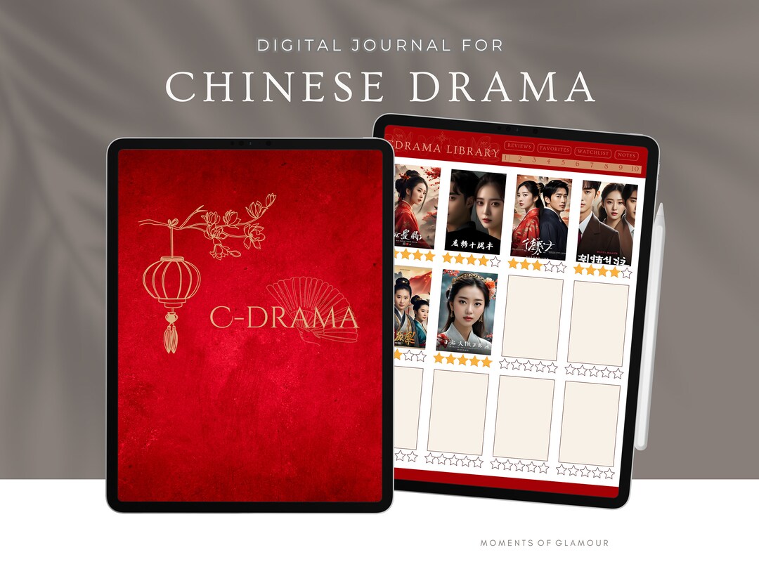 Cdrama Journal Digital C Drama Planner Chinese Drama Tracker C-drama ...