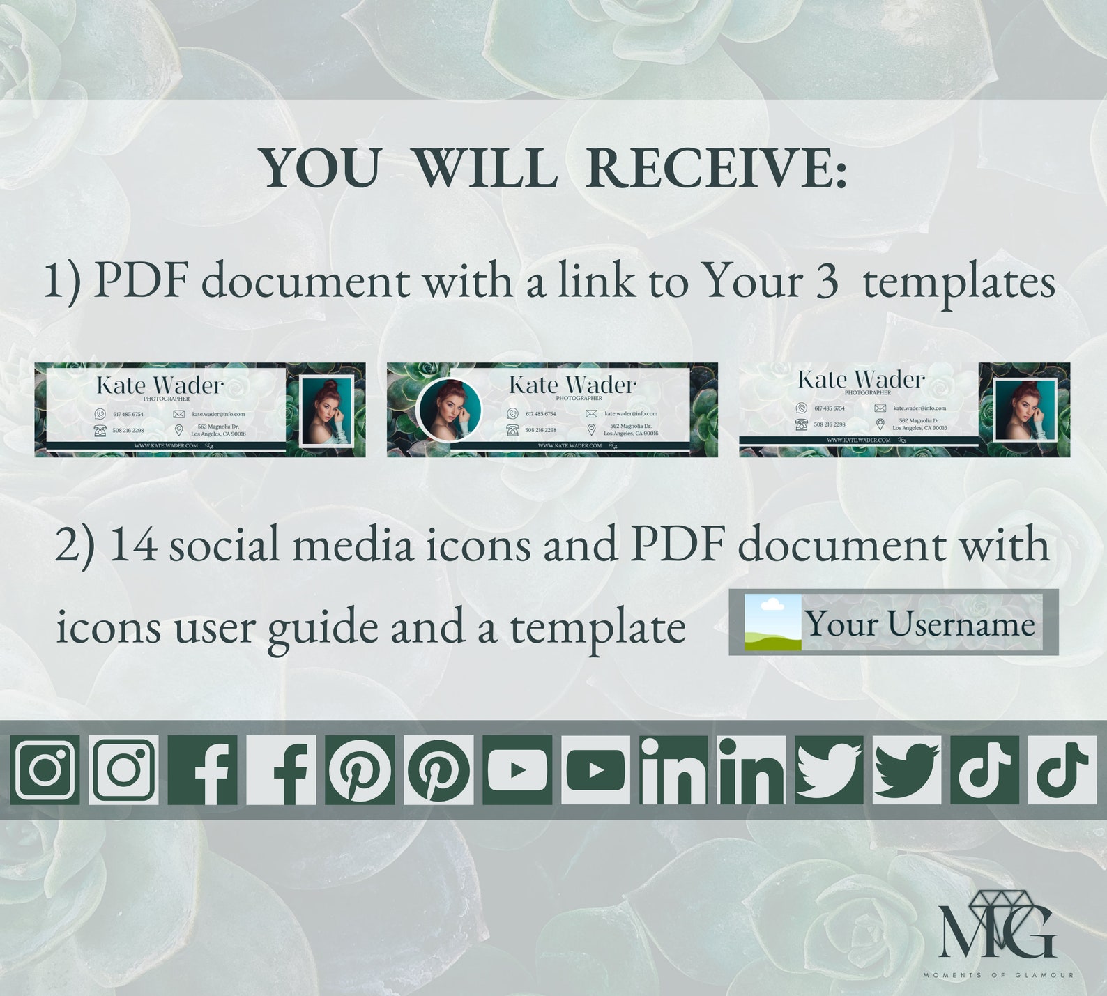 Email Signature Template Email Signature Temp Email - Etsy