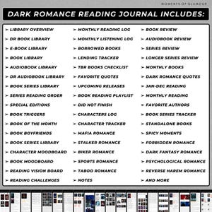 Smut Book Journal Digital Spicy Romance Book TBR Tracker for Smut Audio ...