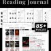 Horror Printable Reading Log Book Tracker Template for Journaling ...