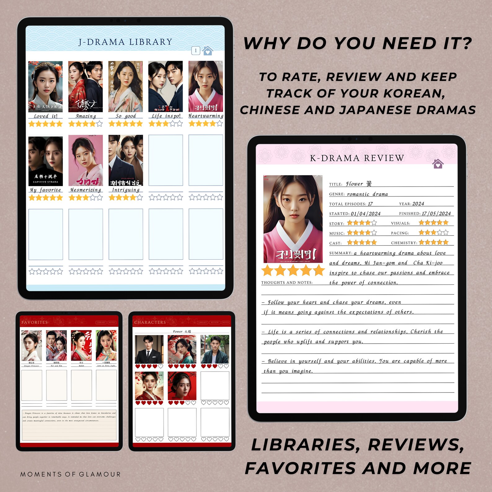 Drama Journal for Korean Drama Tracking Agenda for Chinese TV Logging ...