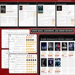Smutty Book Club Reading Journal Digital for Smut Reader Log Dark Spicy ...