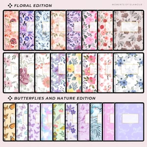 Digital Notebook Cover for Planner Aesthetic Cover Template for ...