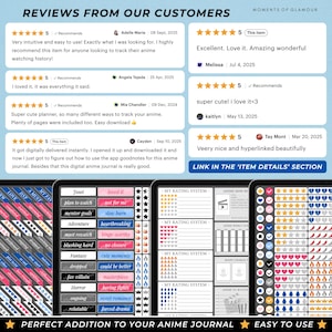 Anime Journal for Episode Tracking Anime Notebook Digital Anime Series ...